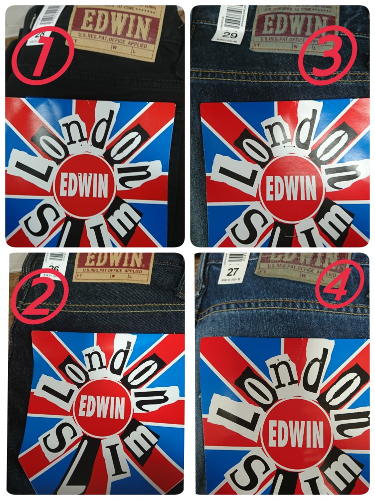 EDWIN LONDON スリムはやはり良いです！ | ジーンズショップ マエムラ
